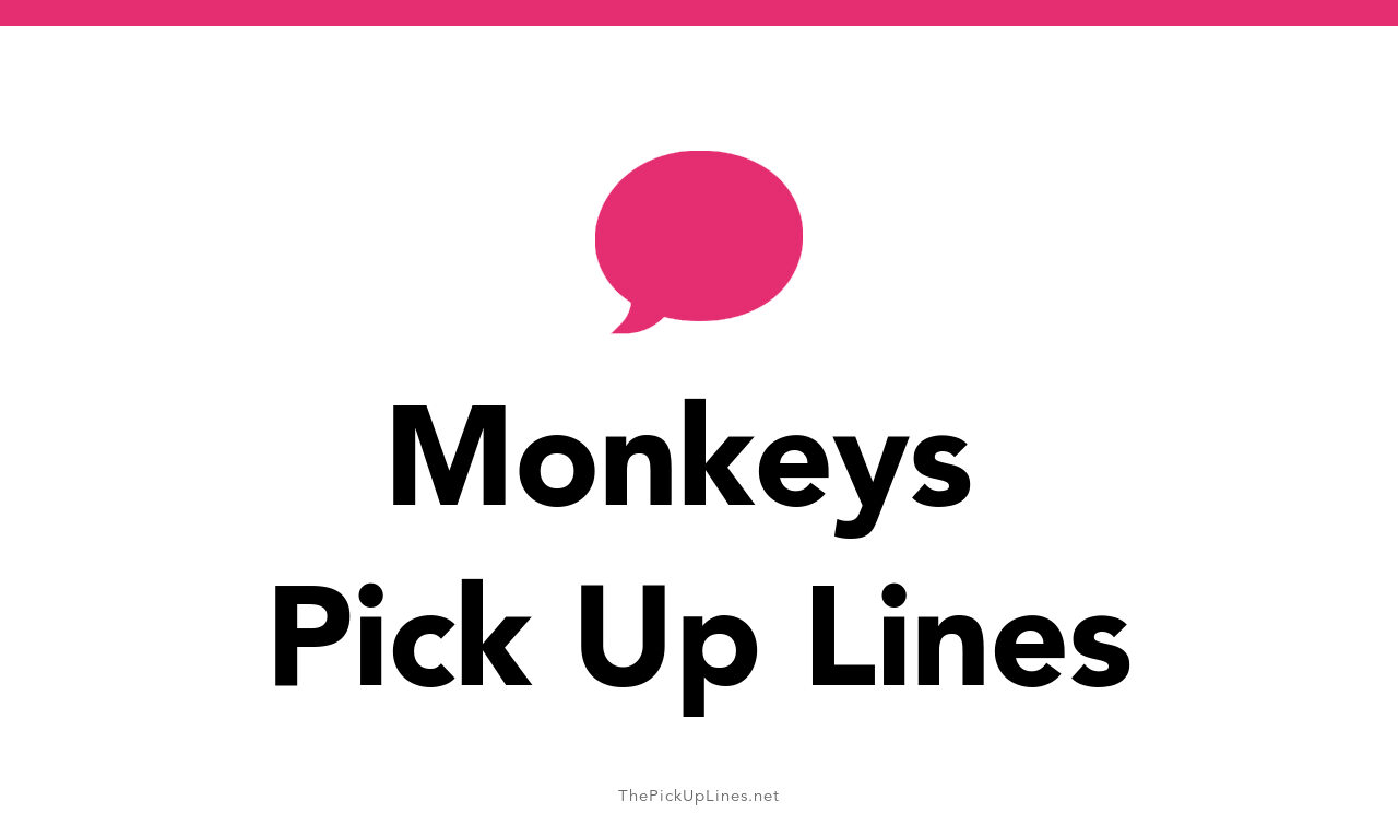 139+ Monkeys Pick Up Lines And Rizz